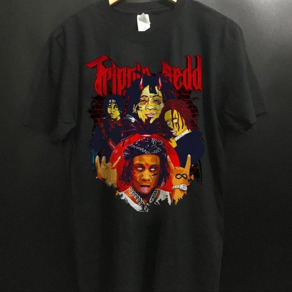 Tops | Trippie Redd Unisex Black Tshirt | Poshmark